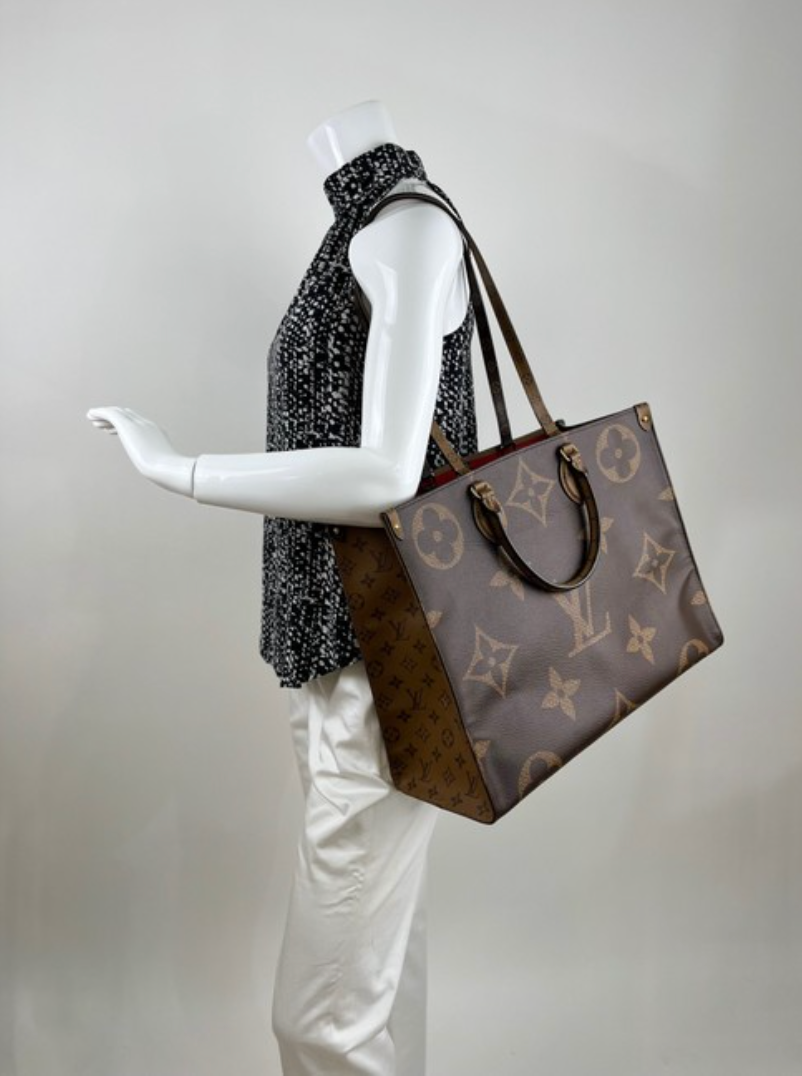 Louis Vuitton Limited Edition Giant Monogram Reverse Onthego GM ...